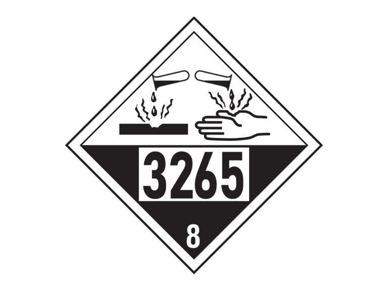 Corrosive Liquid, Acidic, Organic, N.O.S. - UN 3265